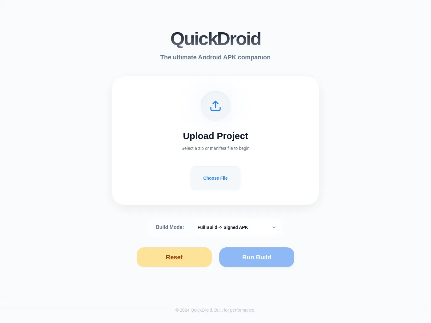 QuickDroid App Builder