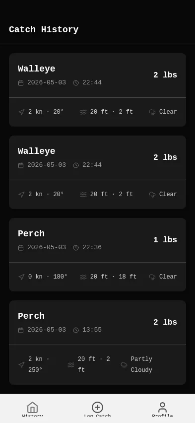 Fishing Log