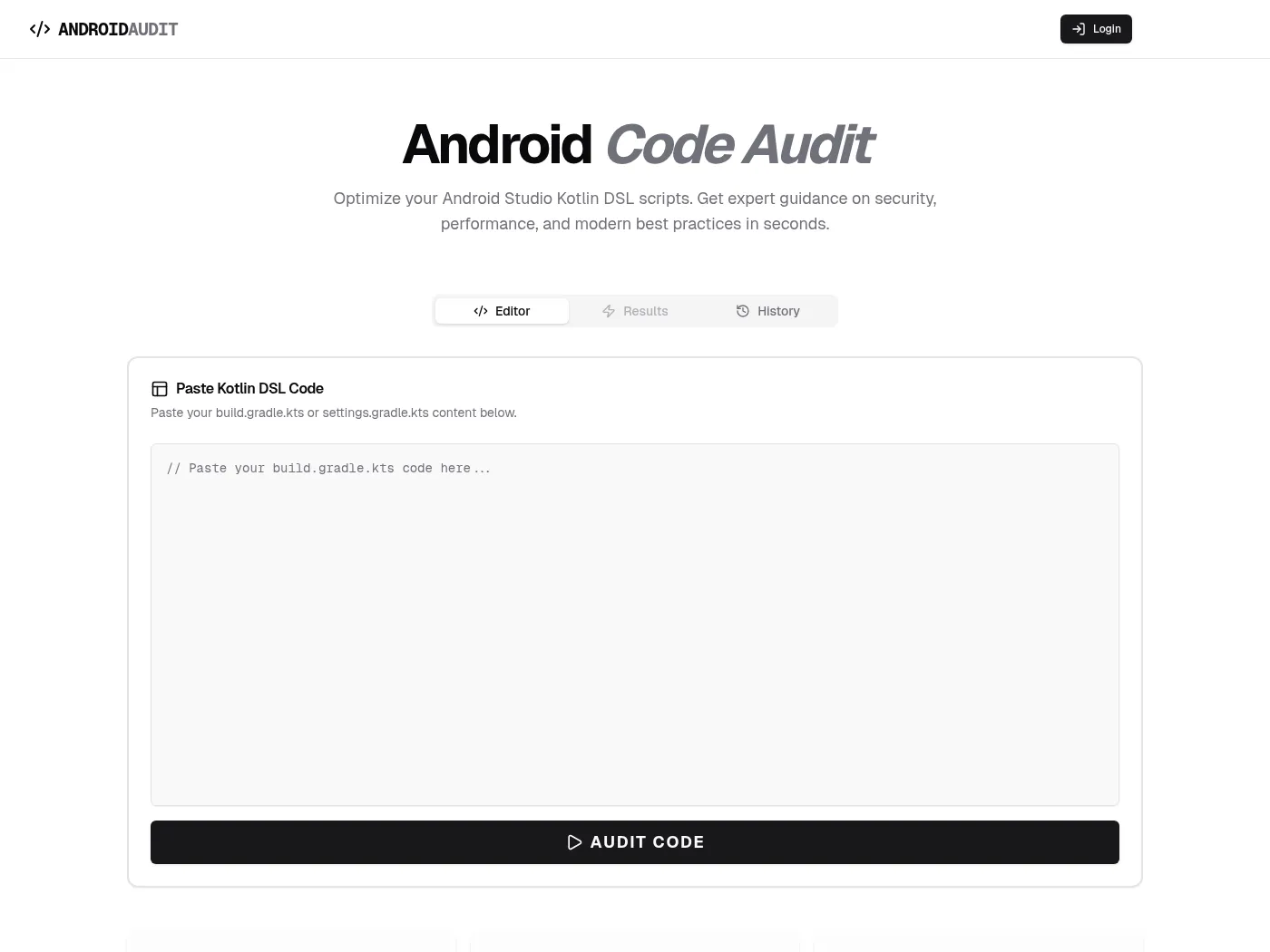 Android Code Audit App