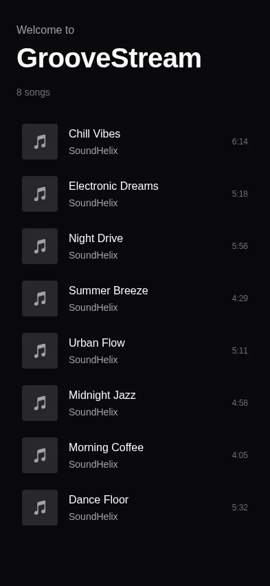 GrooveStream