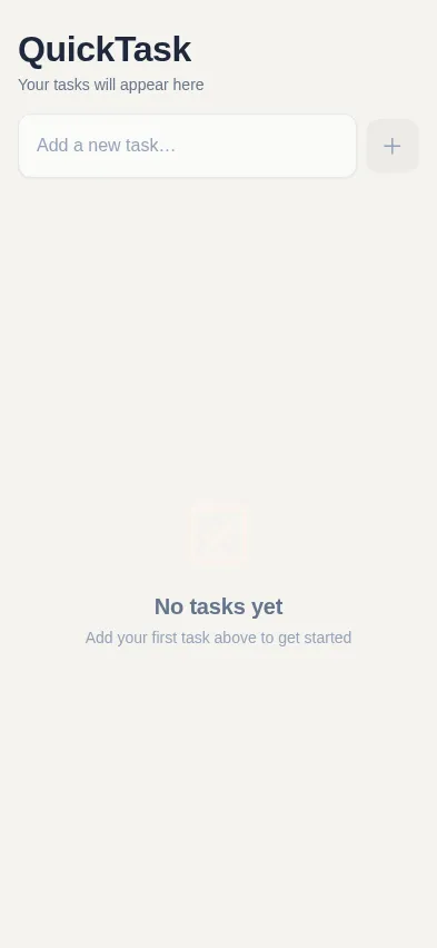 QuickTask Android App
