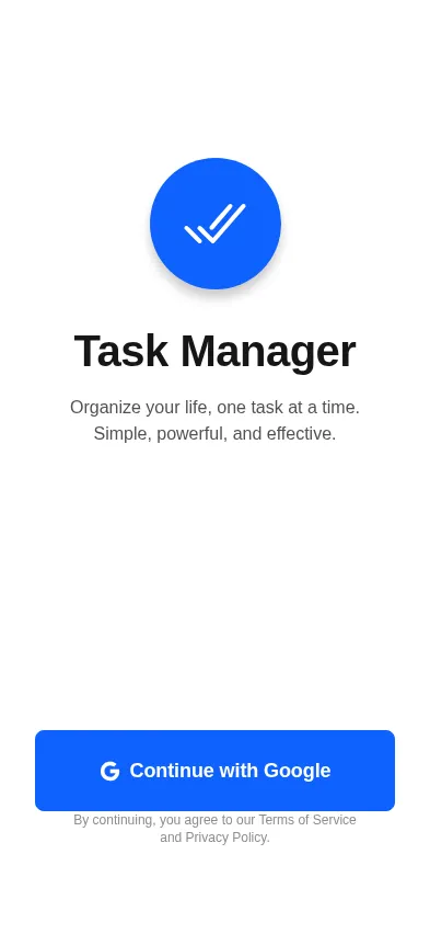 Android Tasks Manager