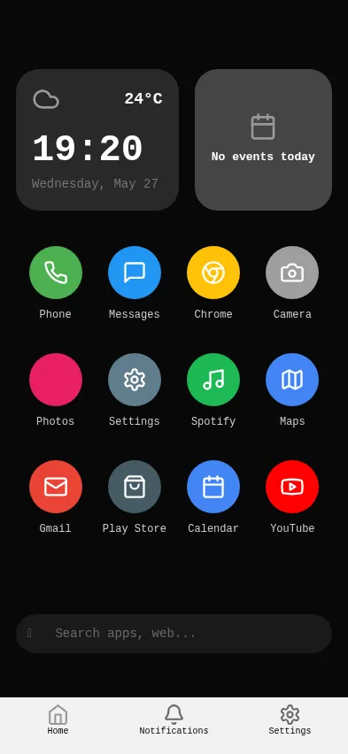 Android 16 UI App
