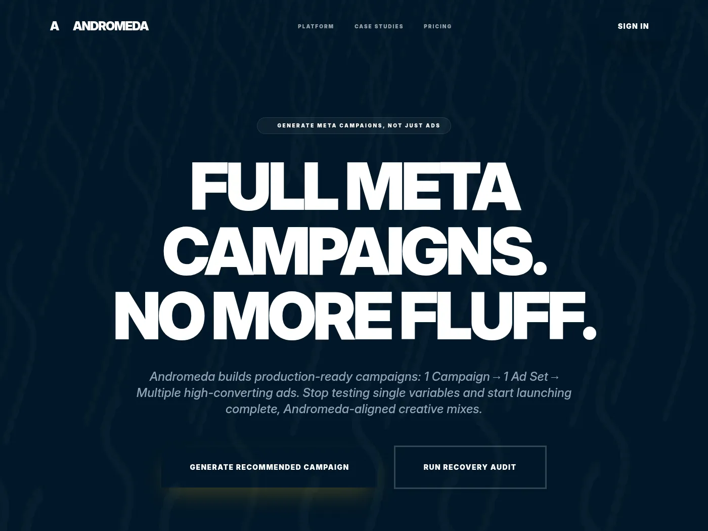 Andromeda Recovery Dashboard