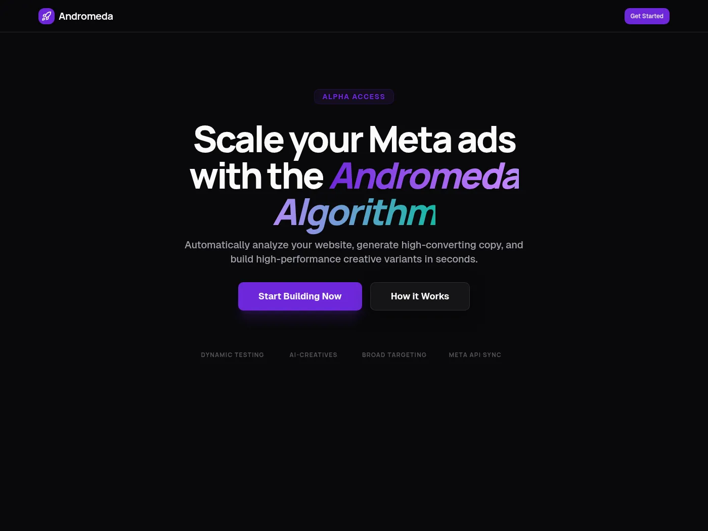 Andromeda Meta Ad Builder