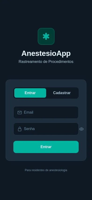 AnestesioApp Tracker