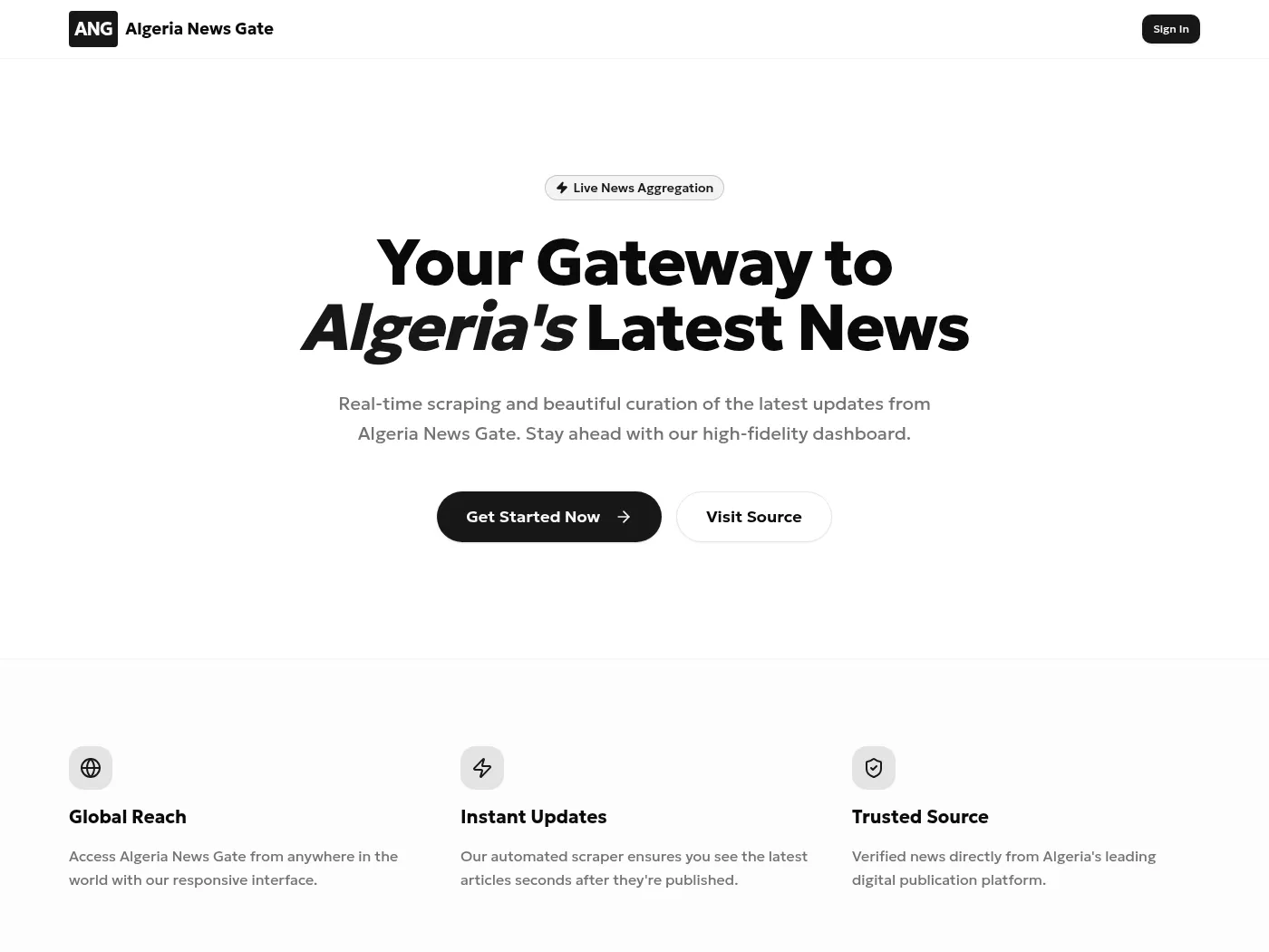 ANG News Scraper