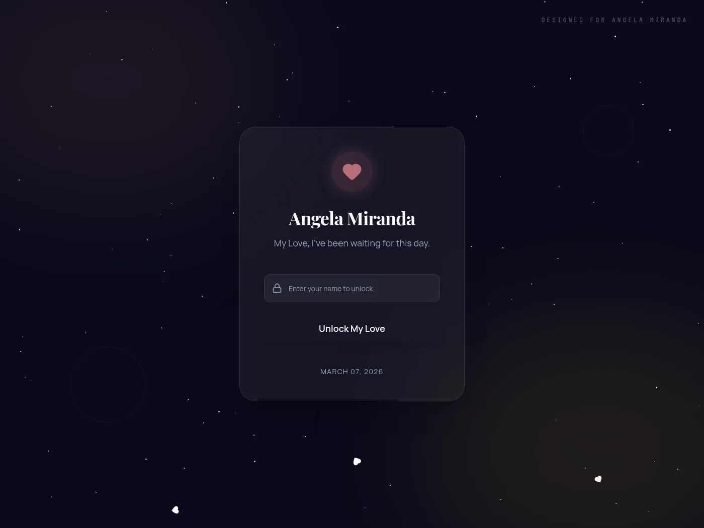 Angela's Grand Birthday Web