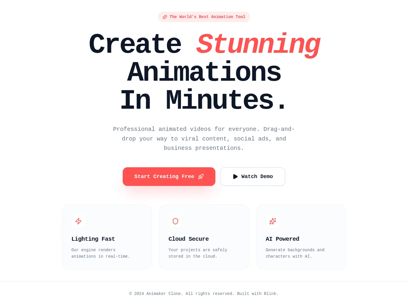 Animaker Clone