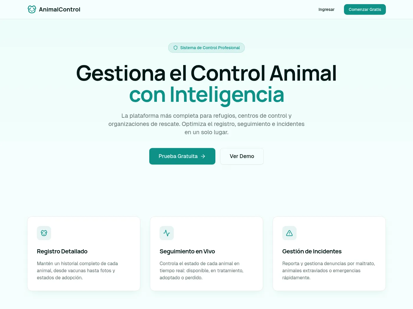 Animal Control App