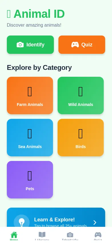 Kid's Animal Identifier