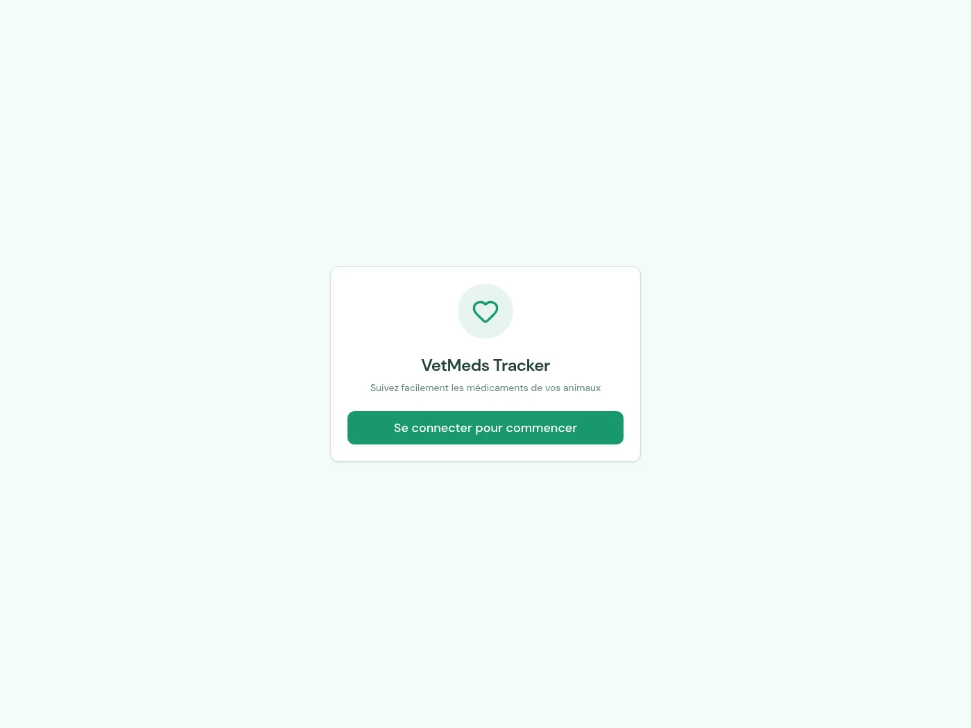 VetMeds Tracker