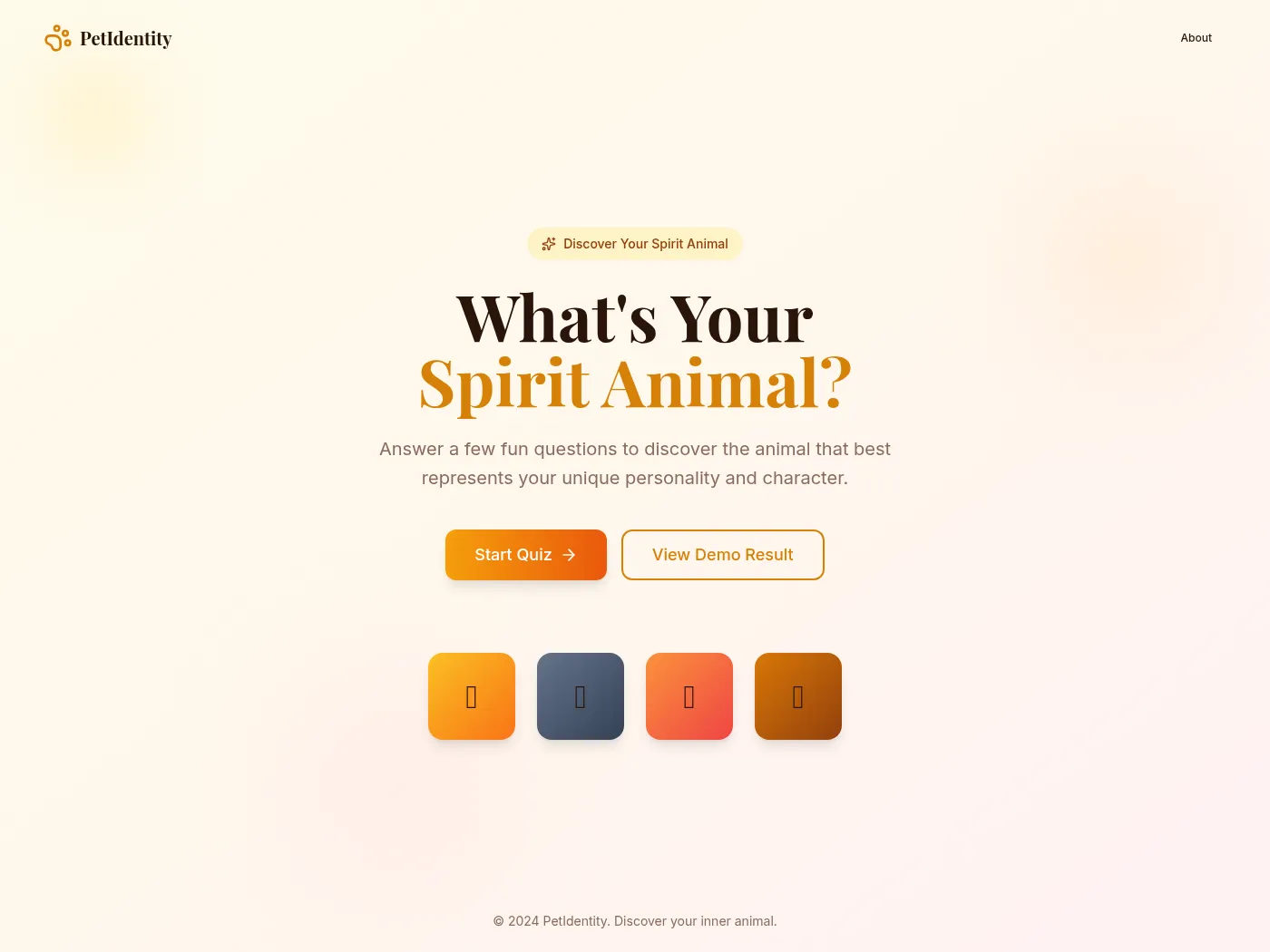 Pet Identity Test