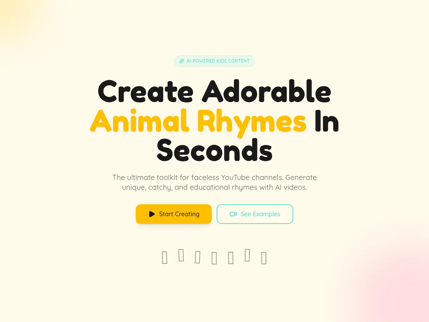 Catchy Animal Rhymes Video