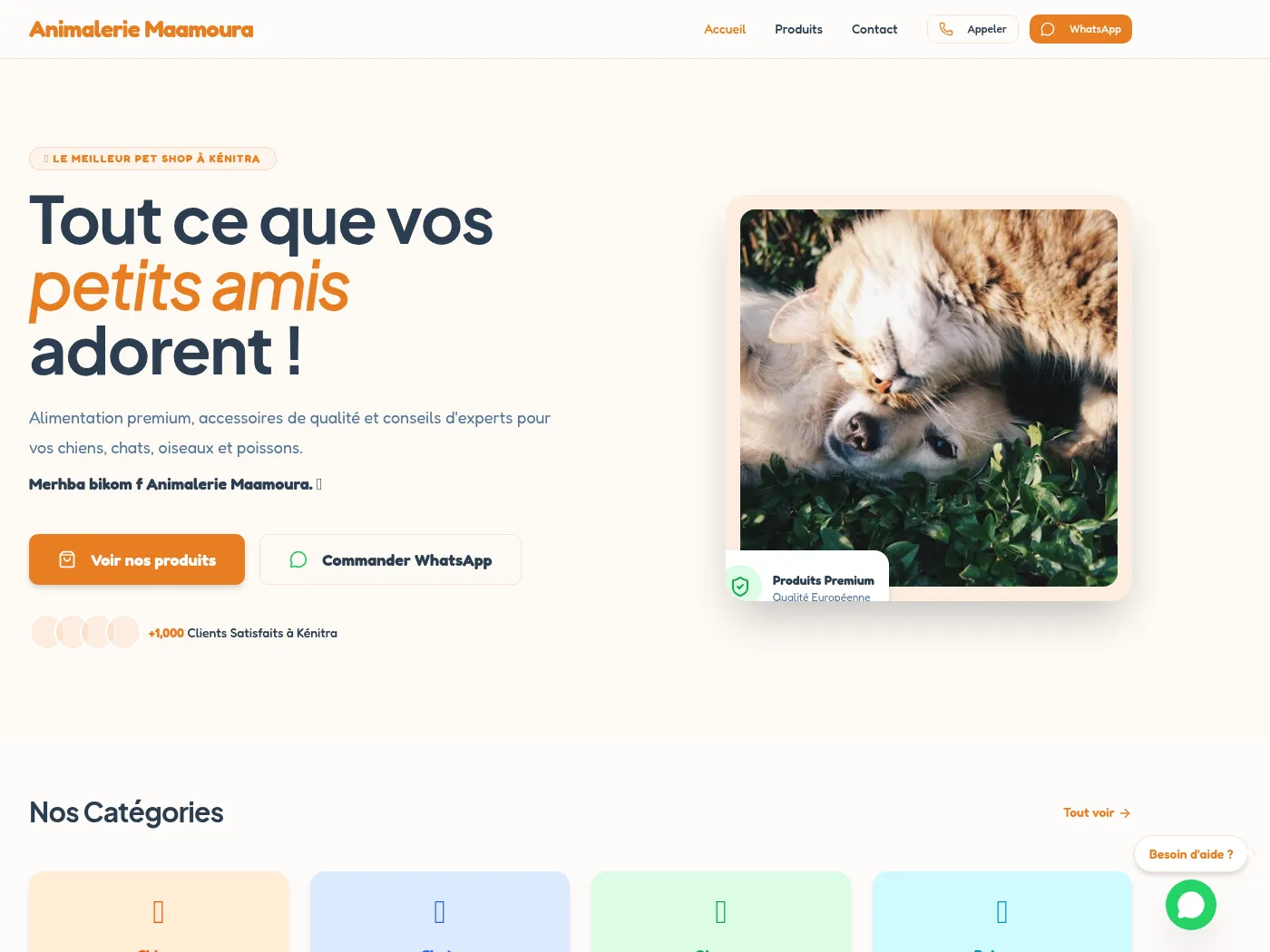 Animalerie Maamoura Web