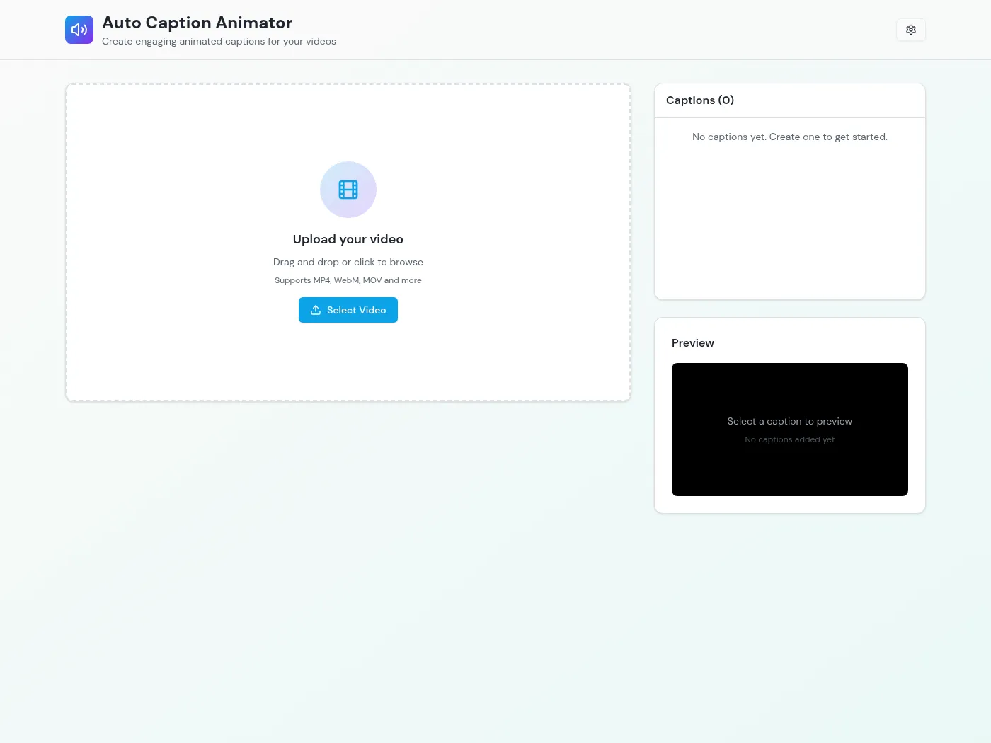 Auto Caption Animator