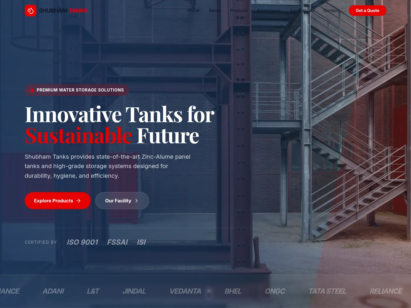 Animated Brochure Landing