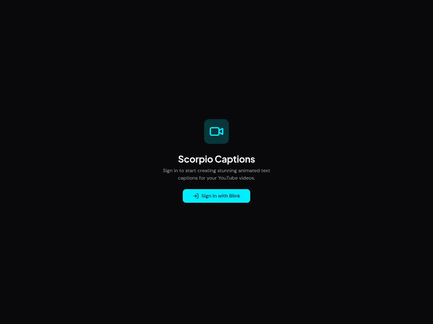 Hyd Scorpio Caption Generator