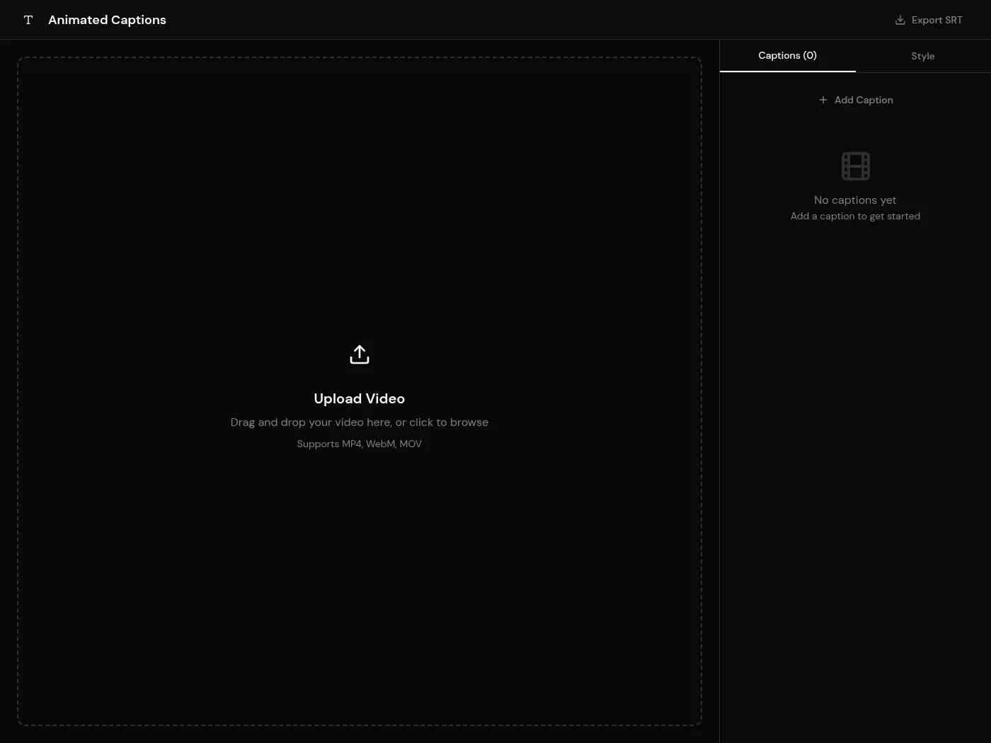 Animated Captions Maker