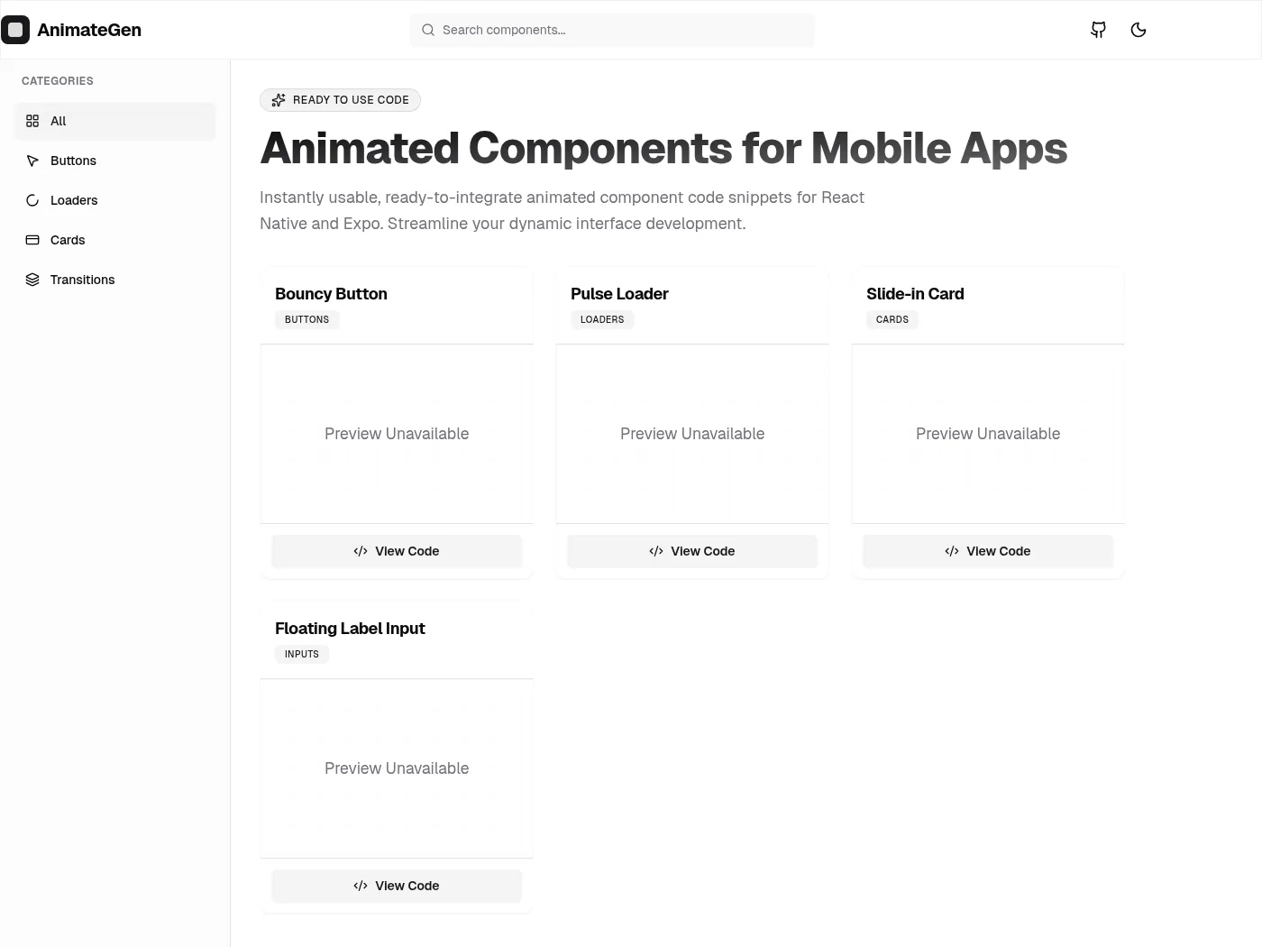 AnimateGen Web