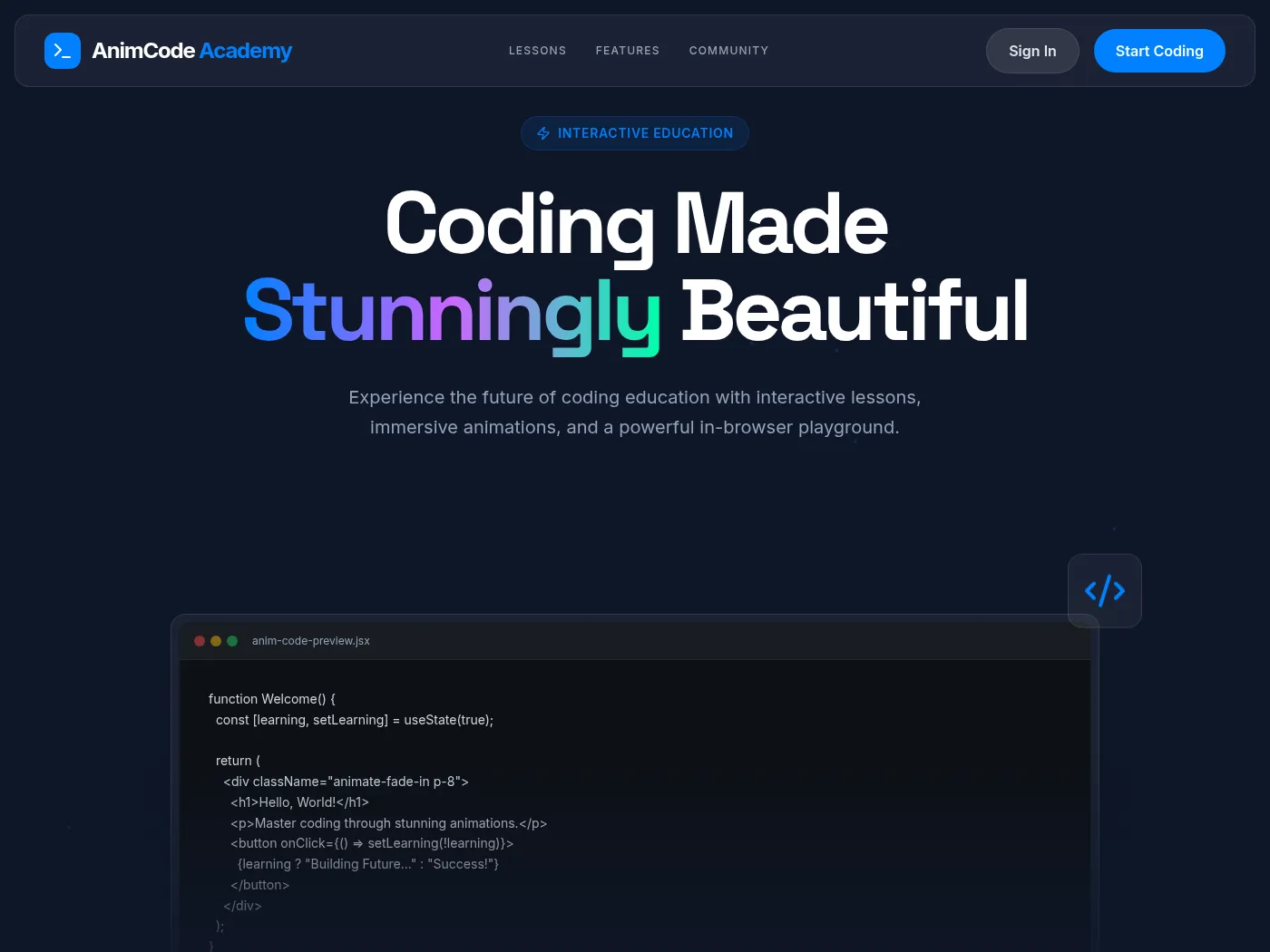 AnimCode Academy