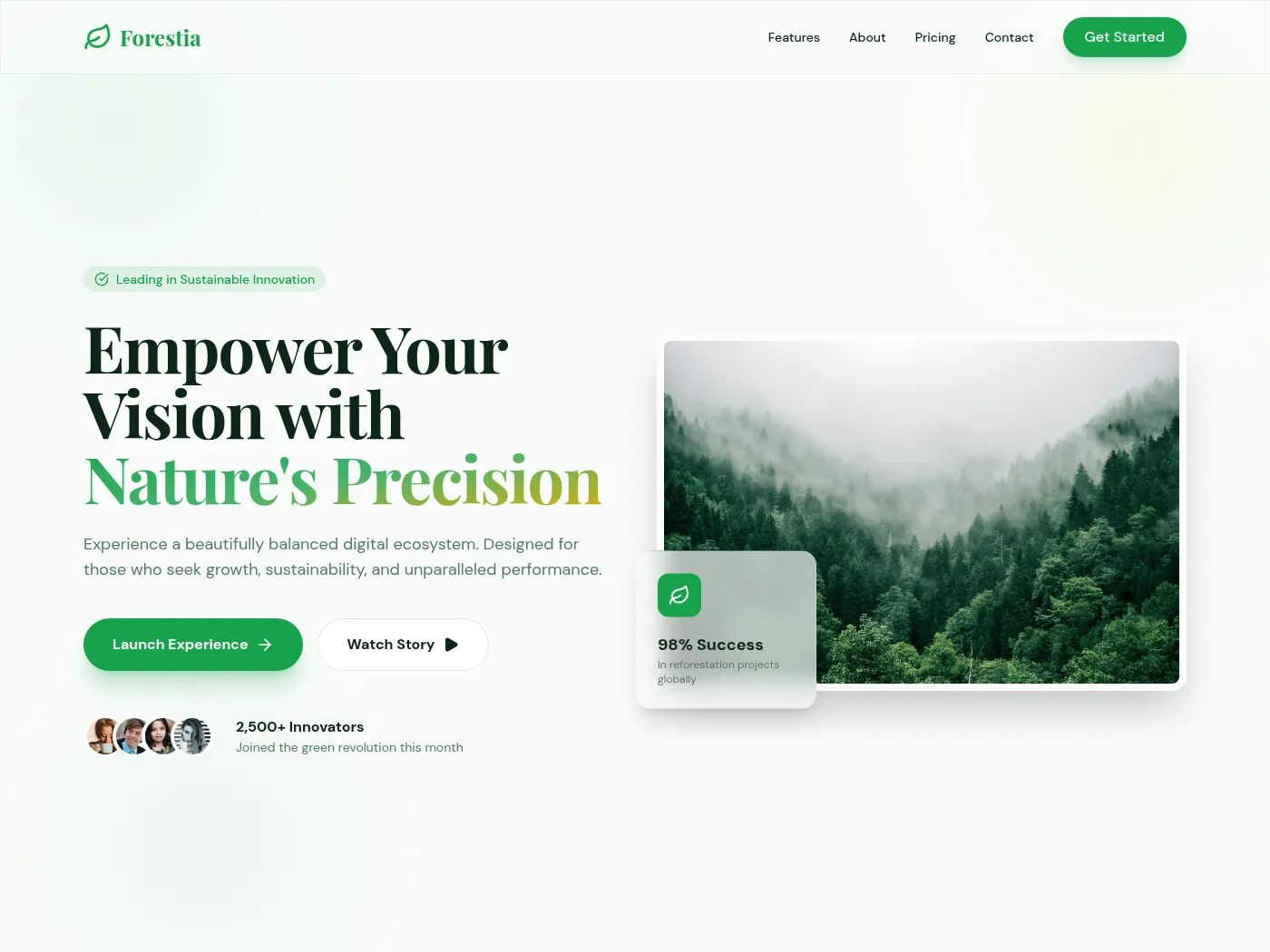 Animated Landing Page