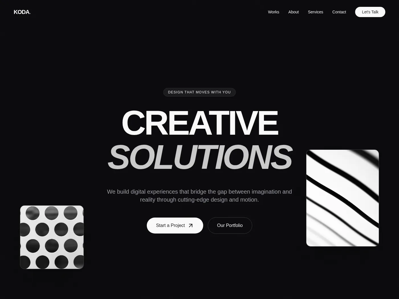 Animated Landing Page