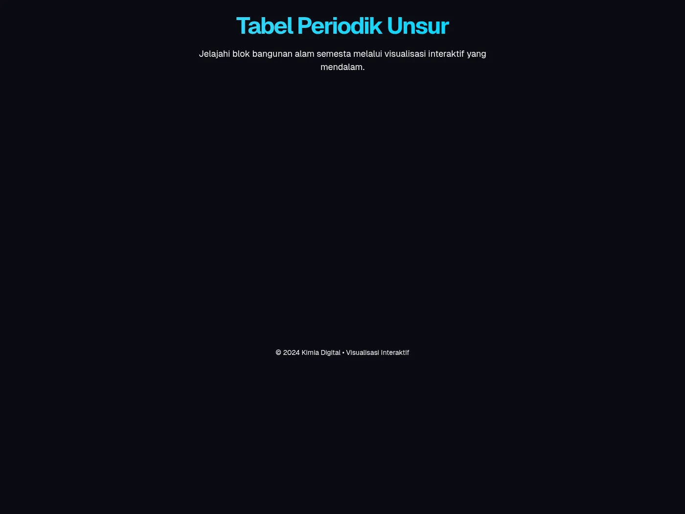 Animated Periodic Table