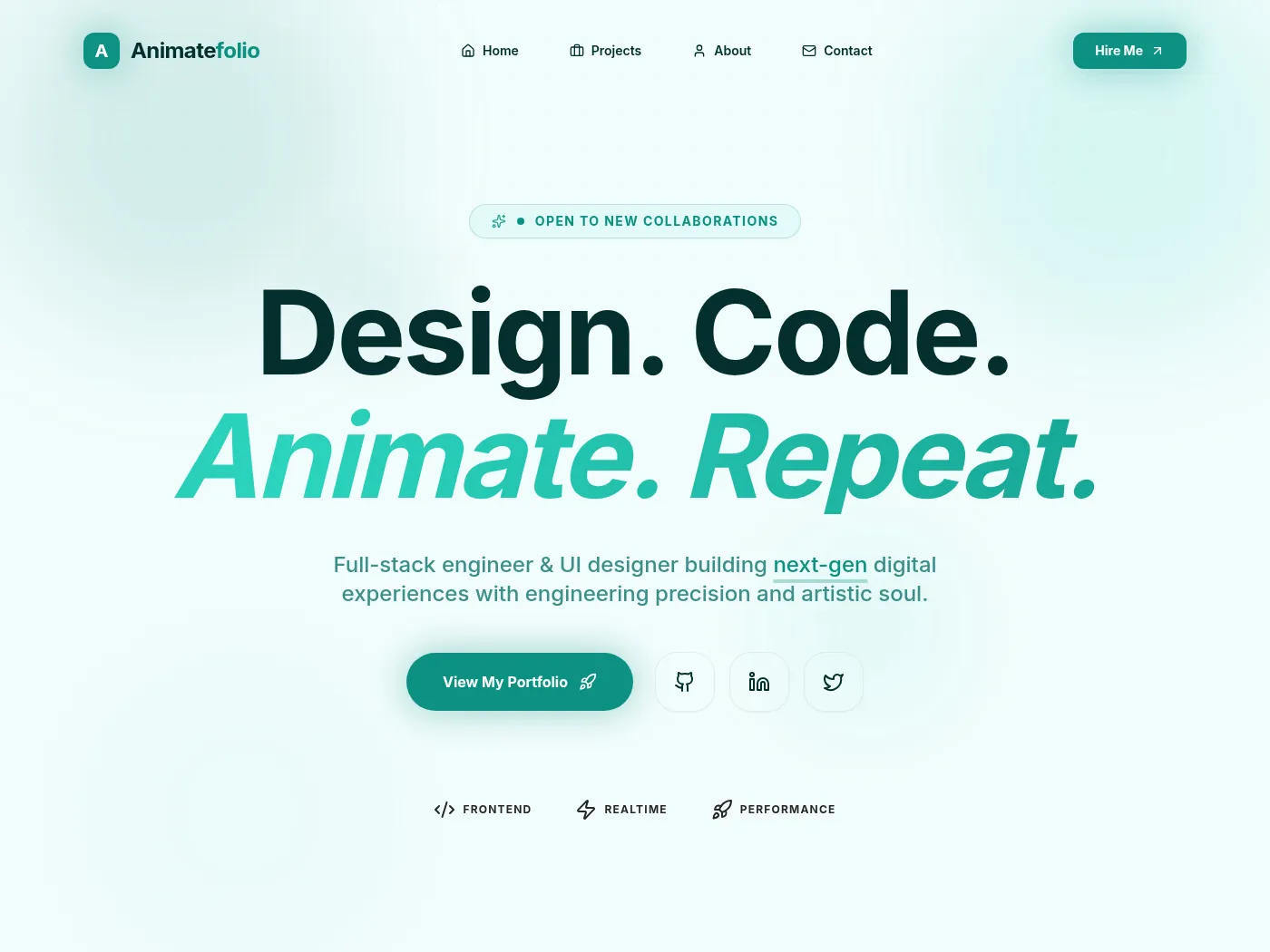 Animatefolio