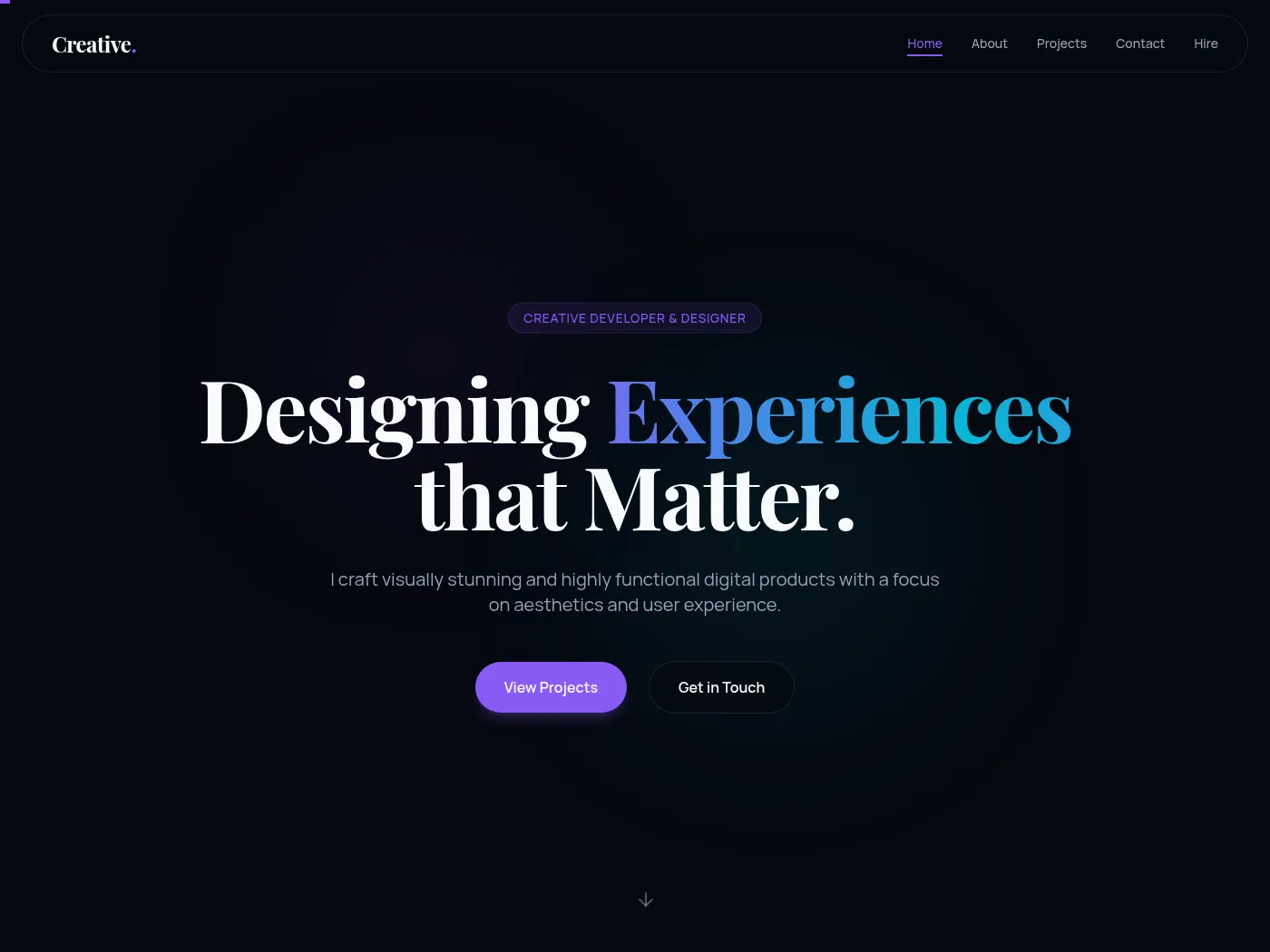 Personal Portfolio Wave