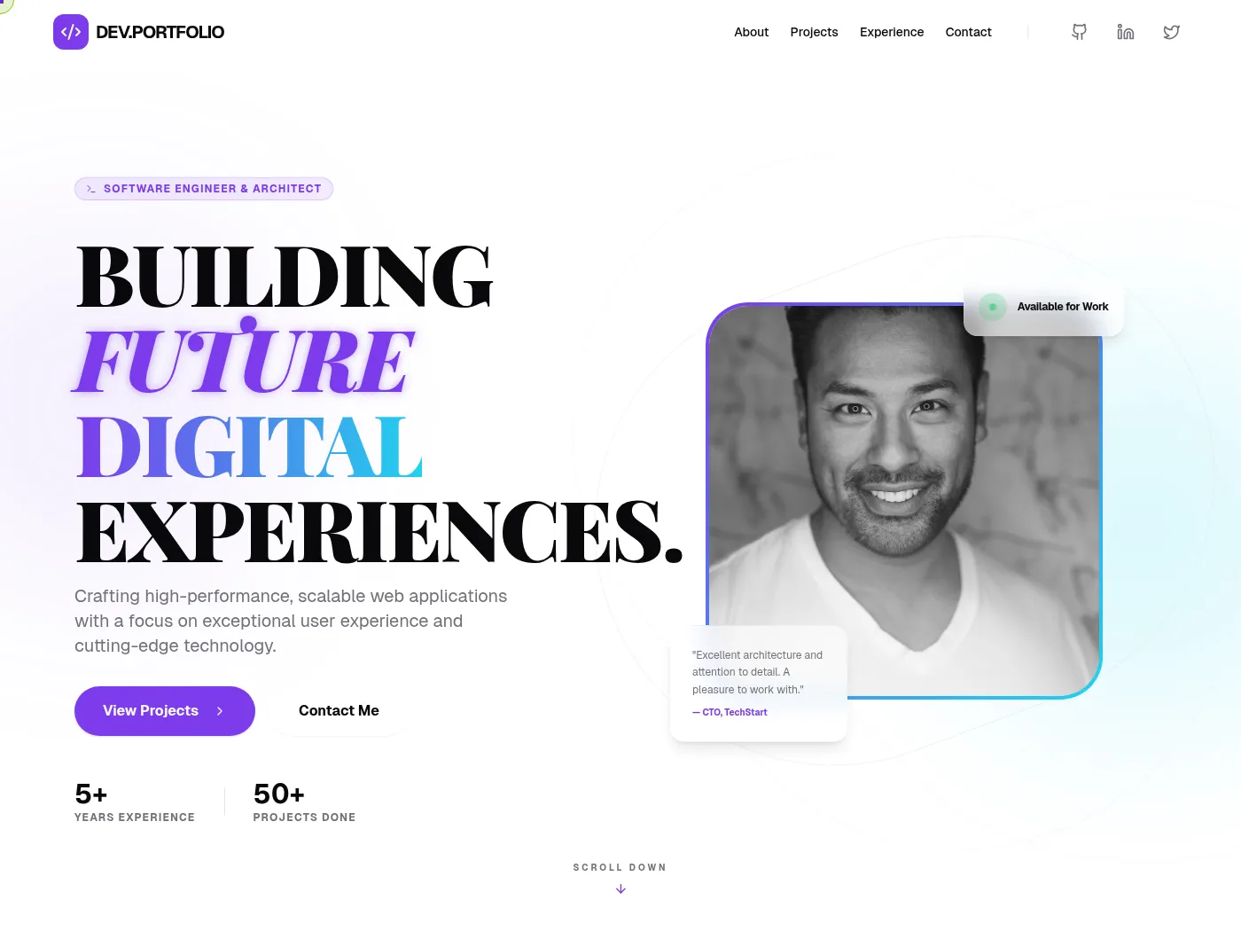 Awesome Dev Portfolio