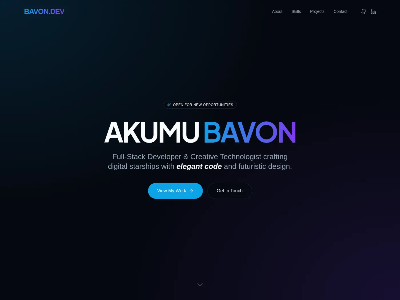 Animated Resume Portfolio