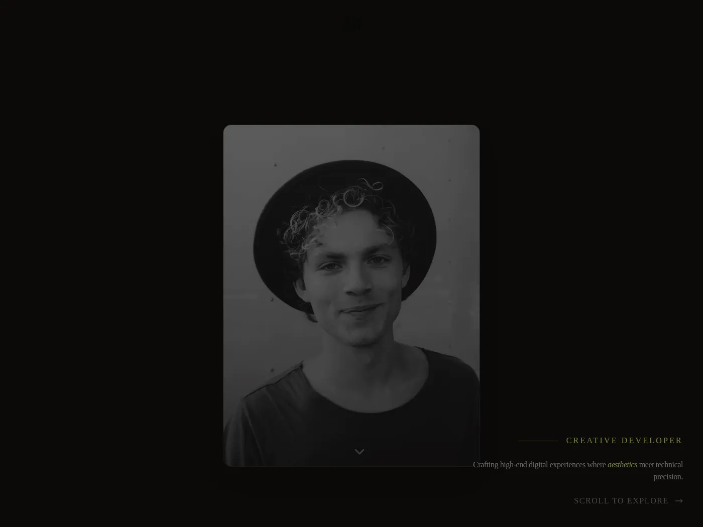 Animated Portfolio Hub