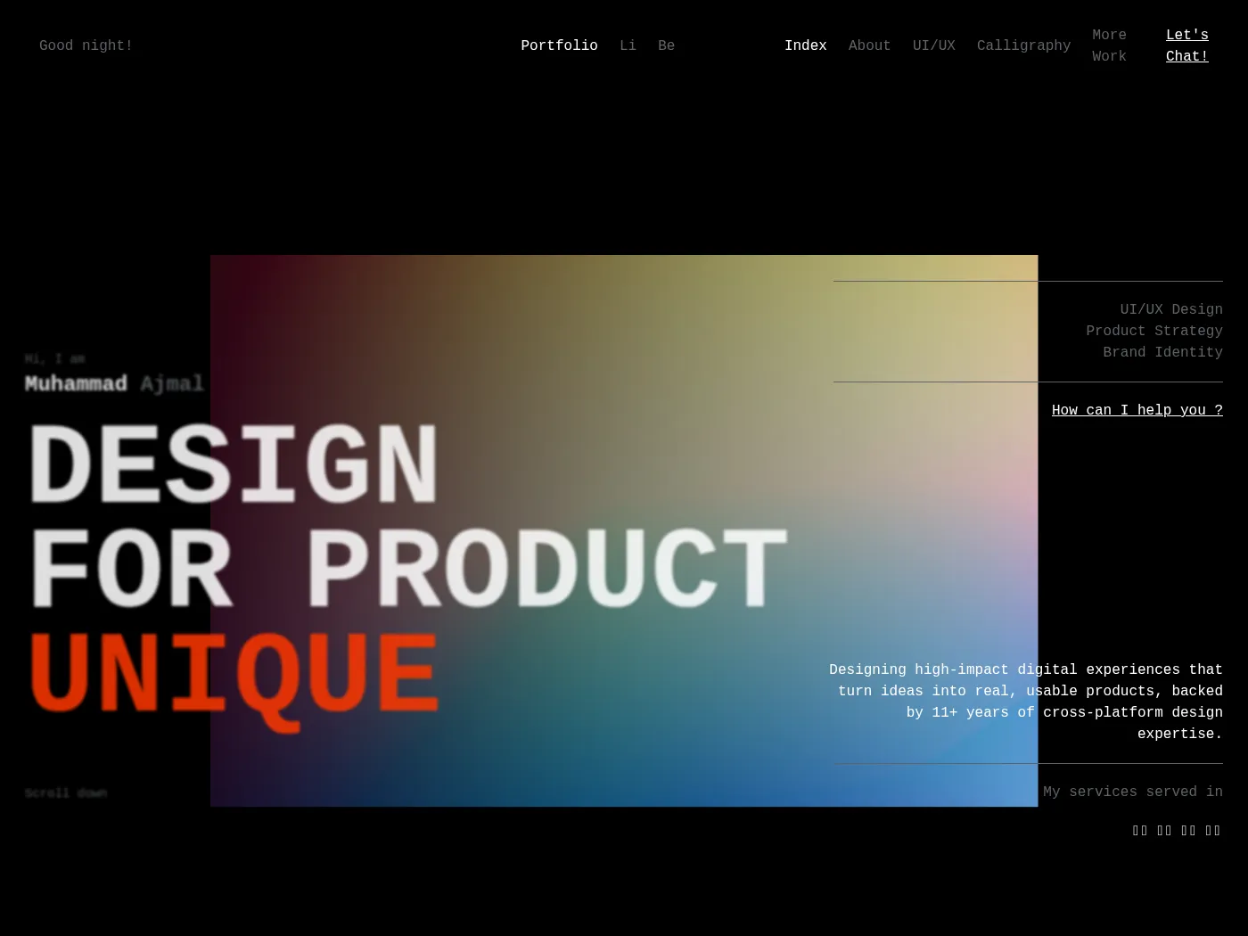 Animated Portfolio Effects