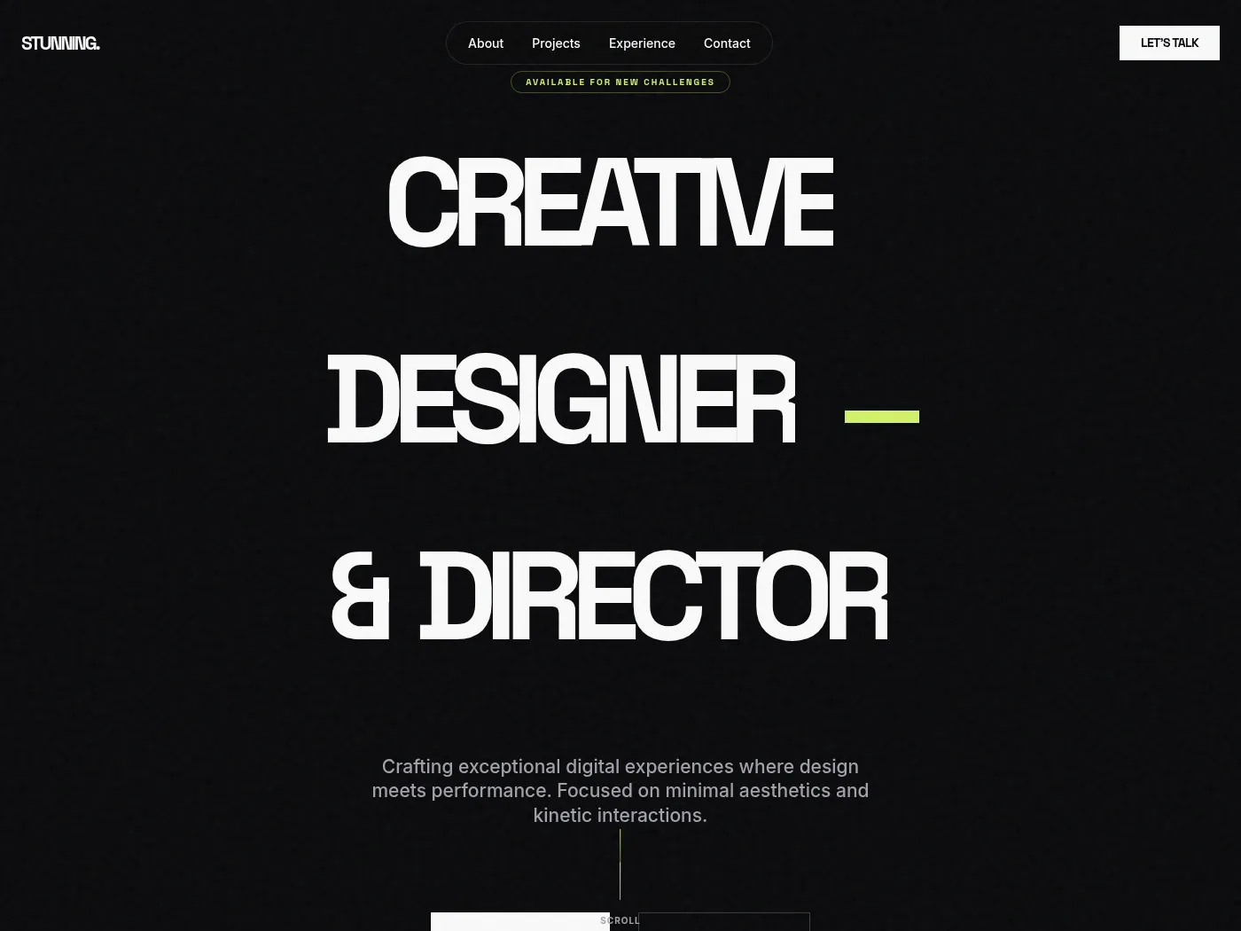 Stunning Resume Site