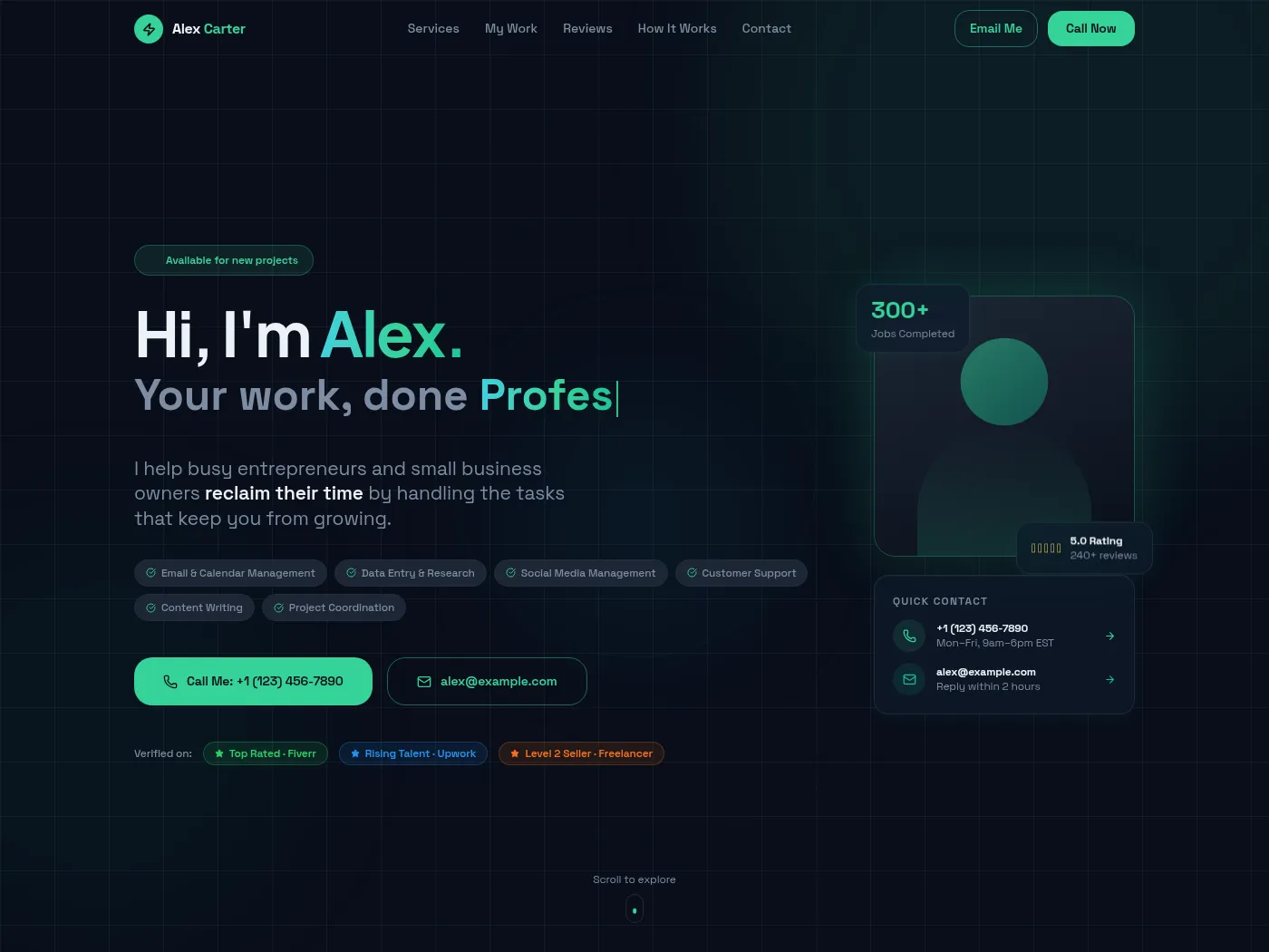 VirtuAssist Landing Page