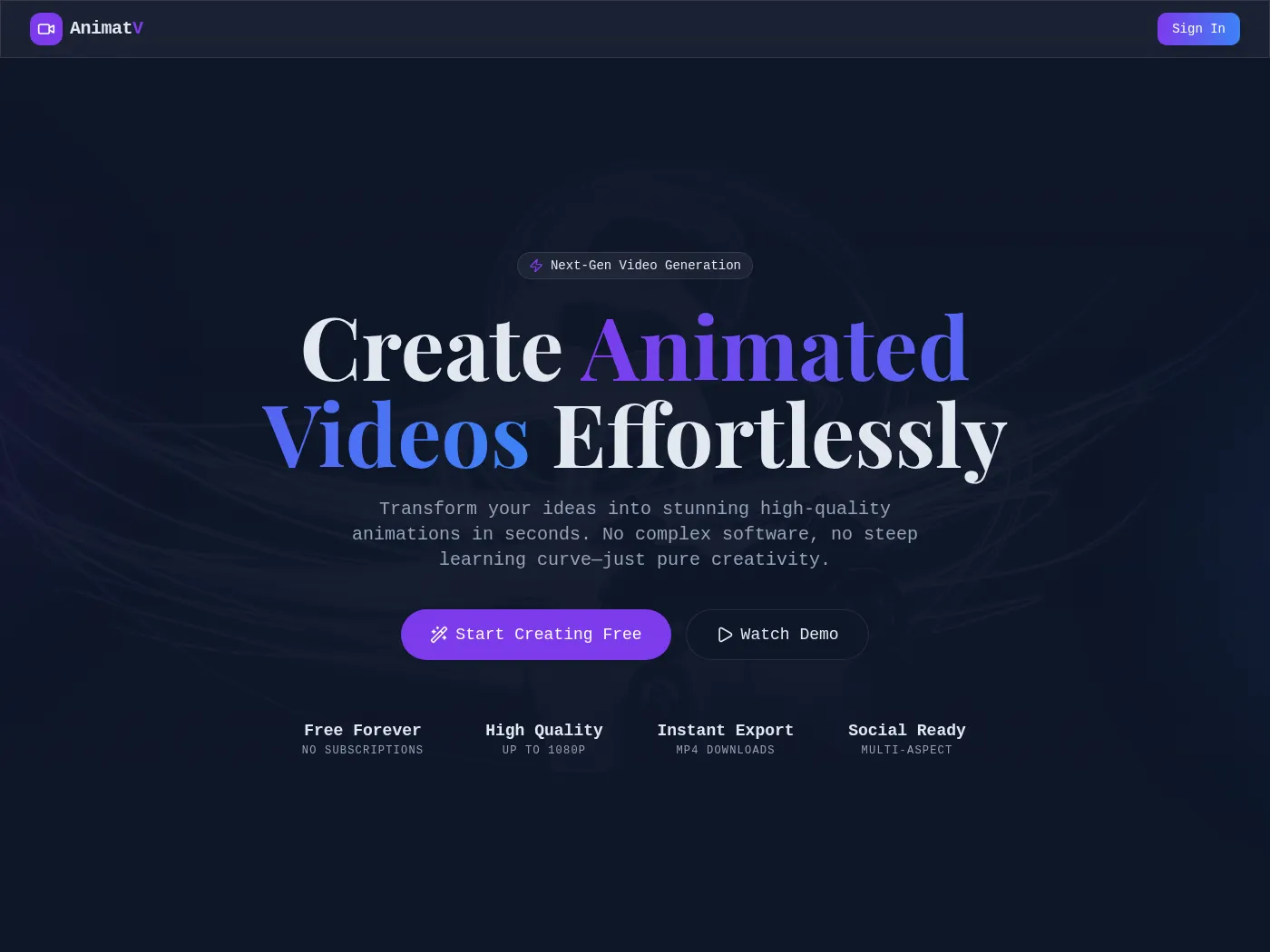 Free Animated Video Maker