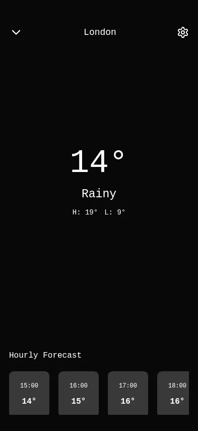 Animated Weather Now
