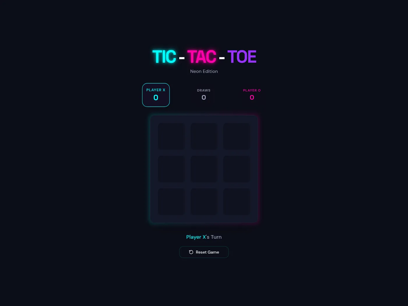 Animated XO Game
