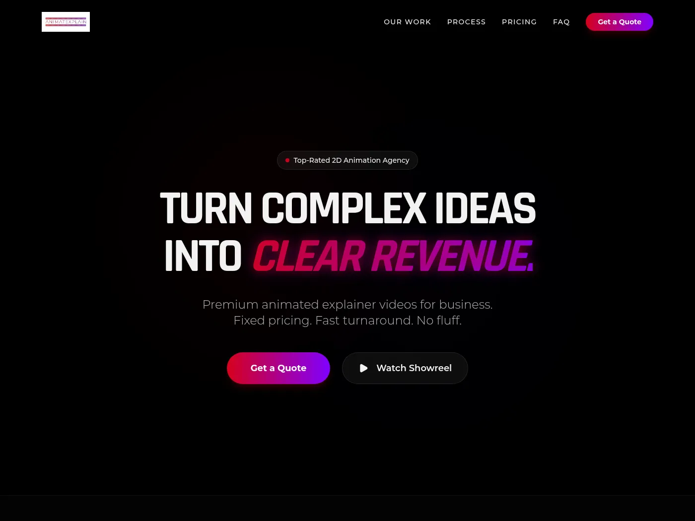 ANIMATEXPLAIN Agency Site