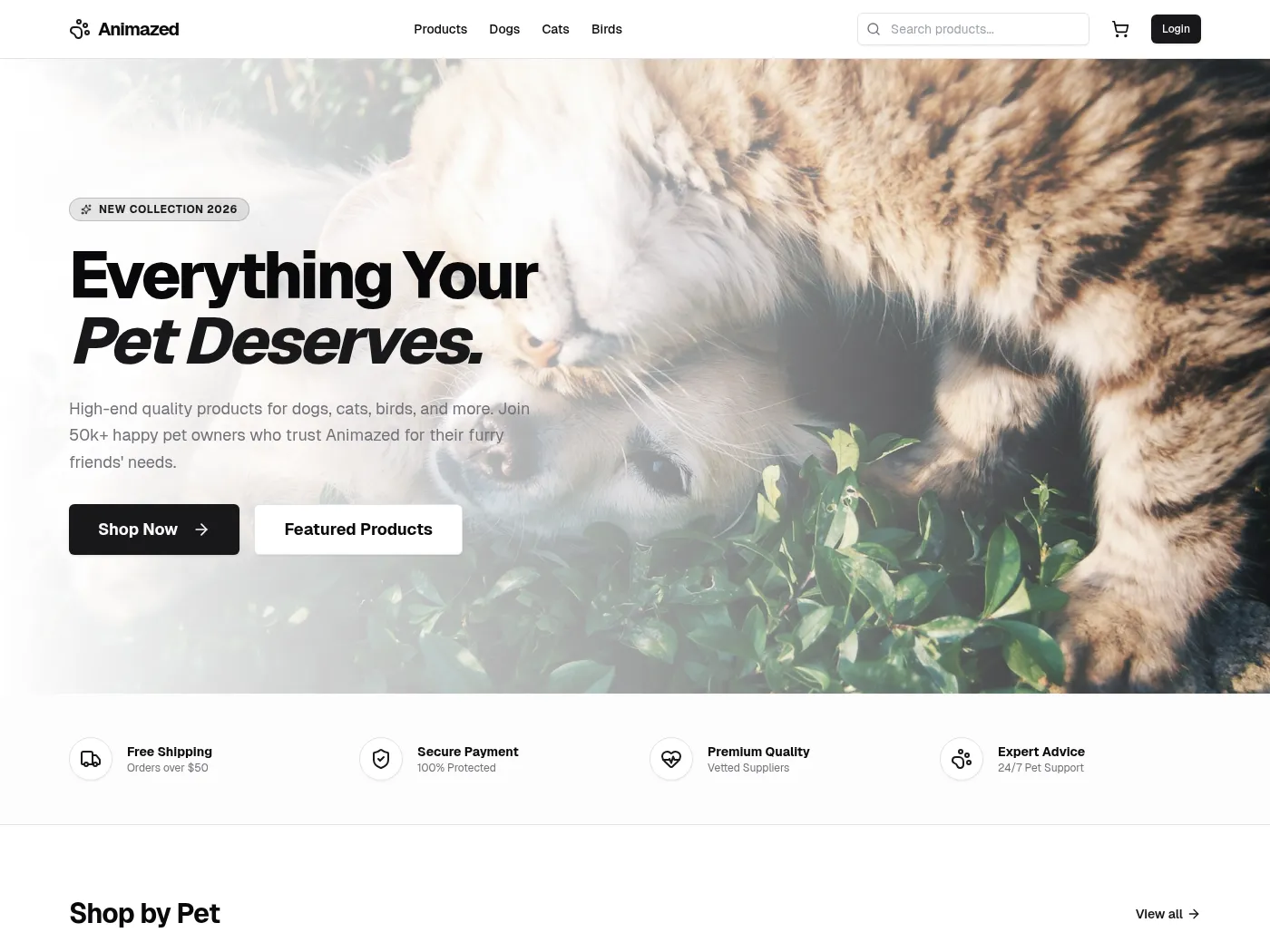 Animazed Pet Store