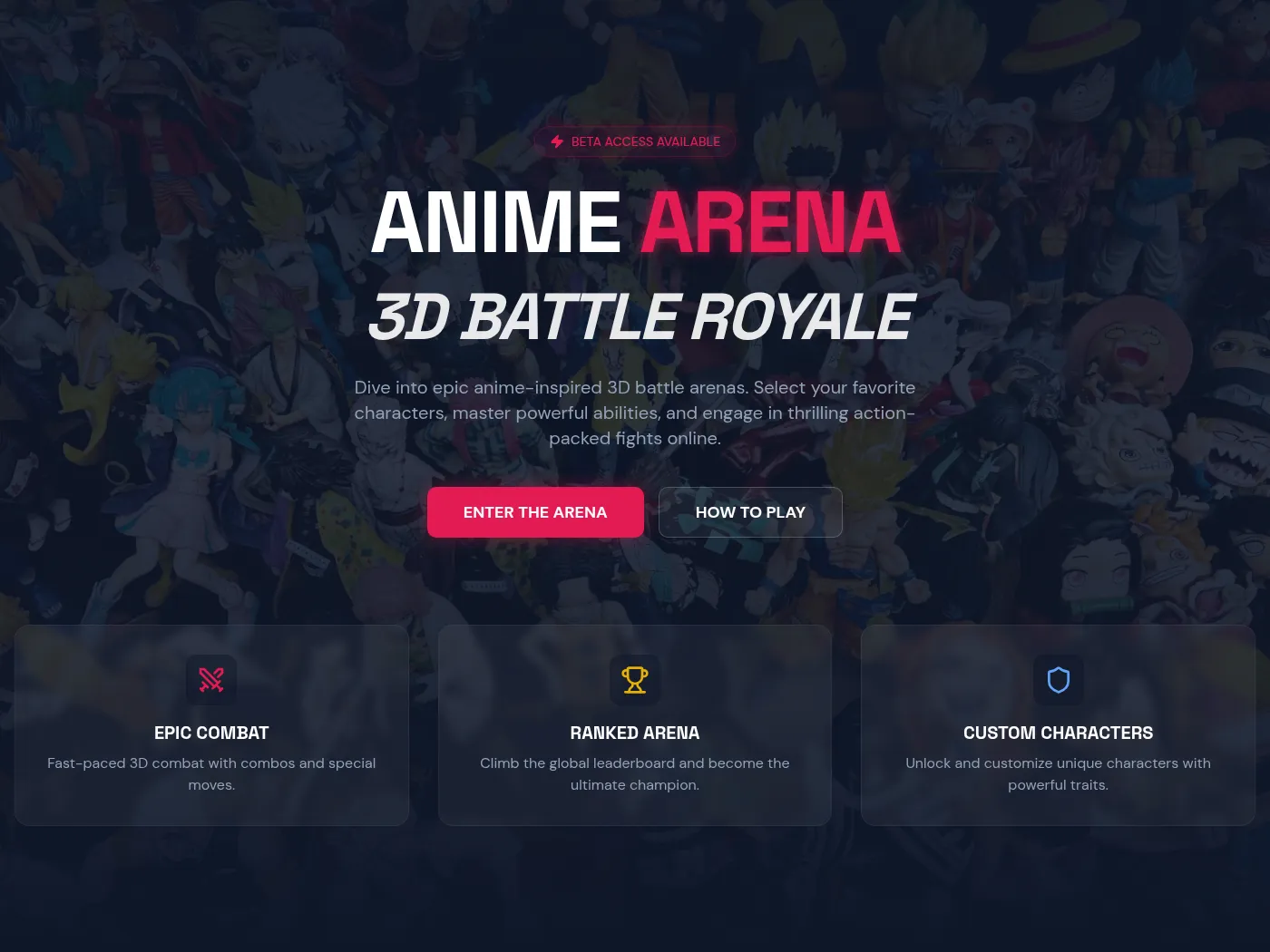 Anime 3D Battle Arena