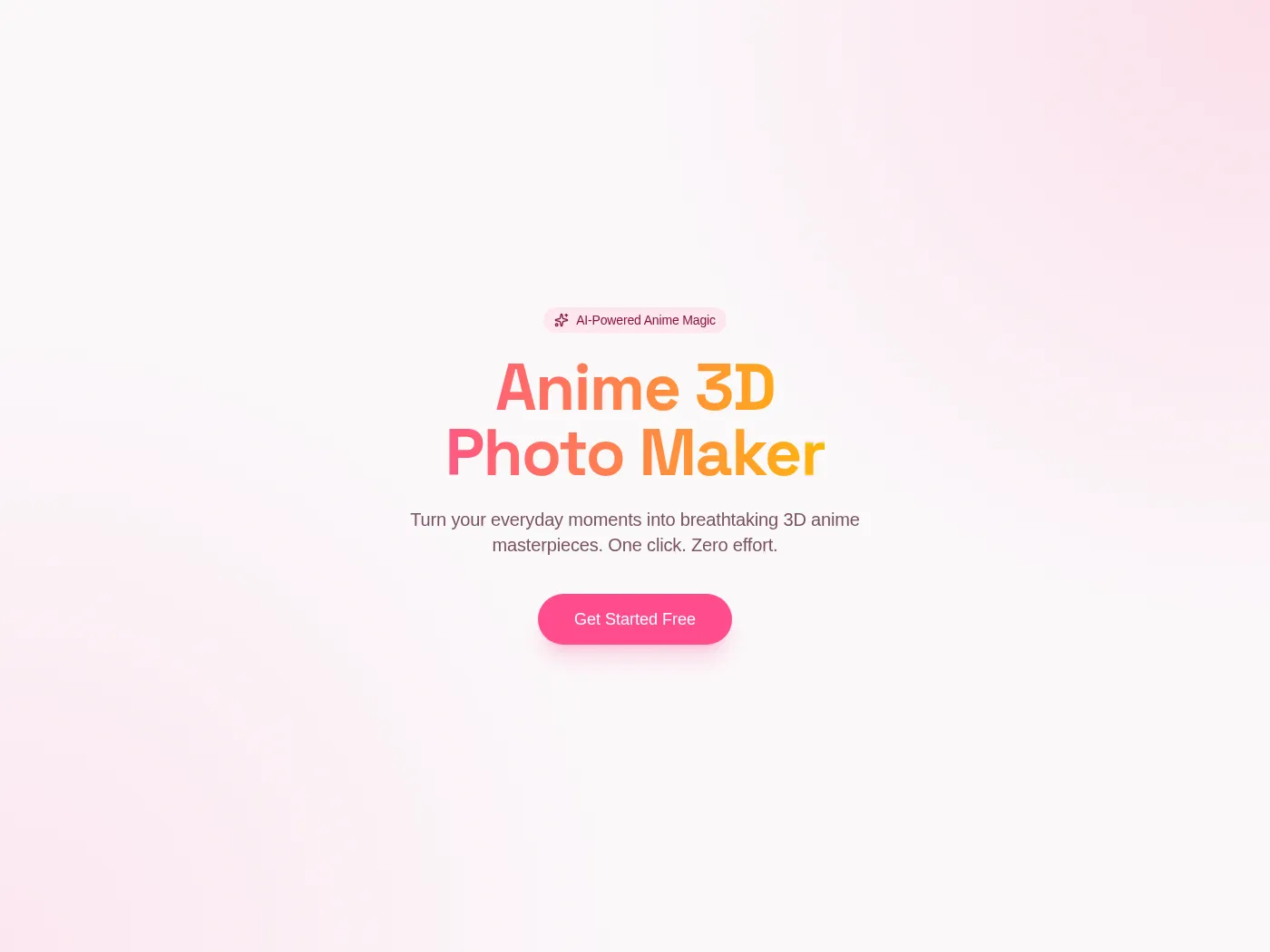 Anime 3D Photo Maker