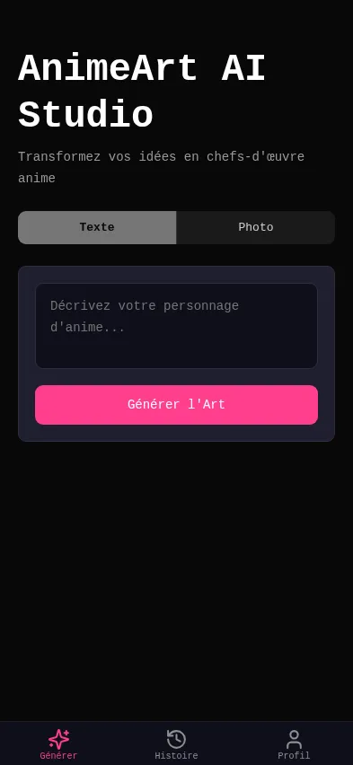 AnimeArt AI Studio