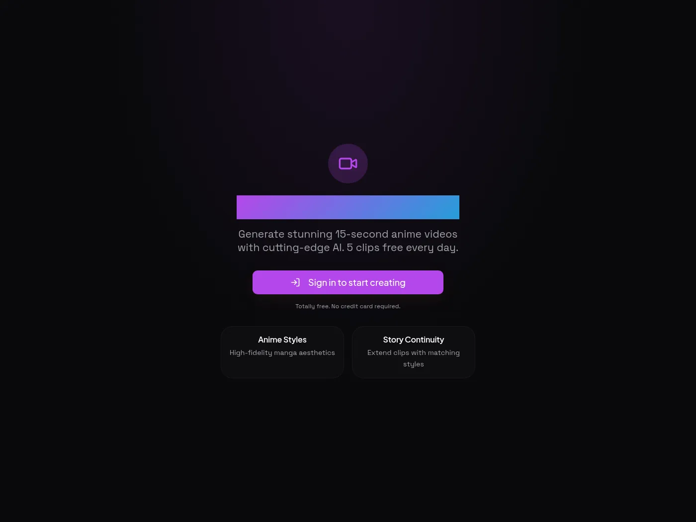AnimeAI Clip Generator
