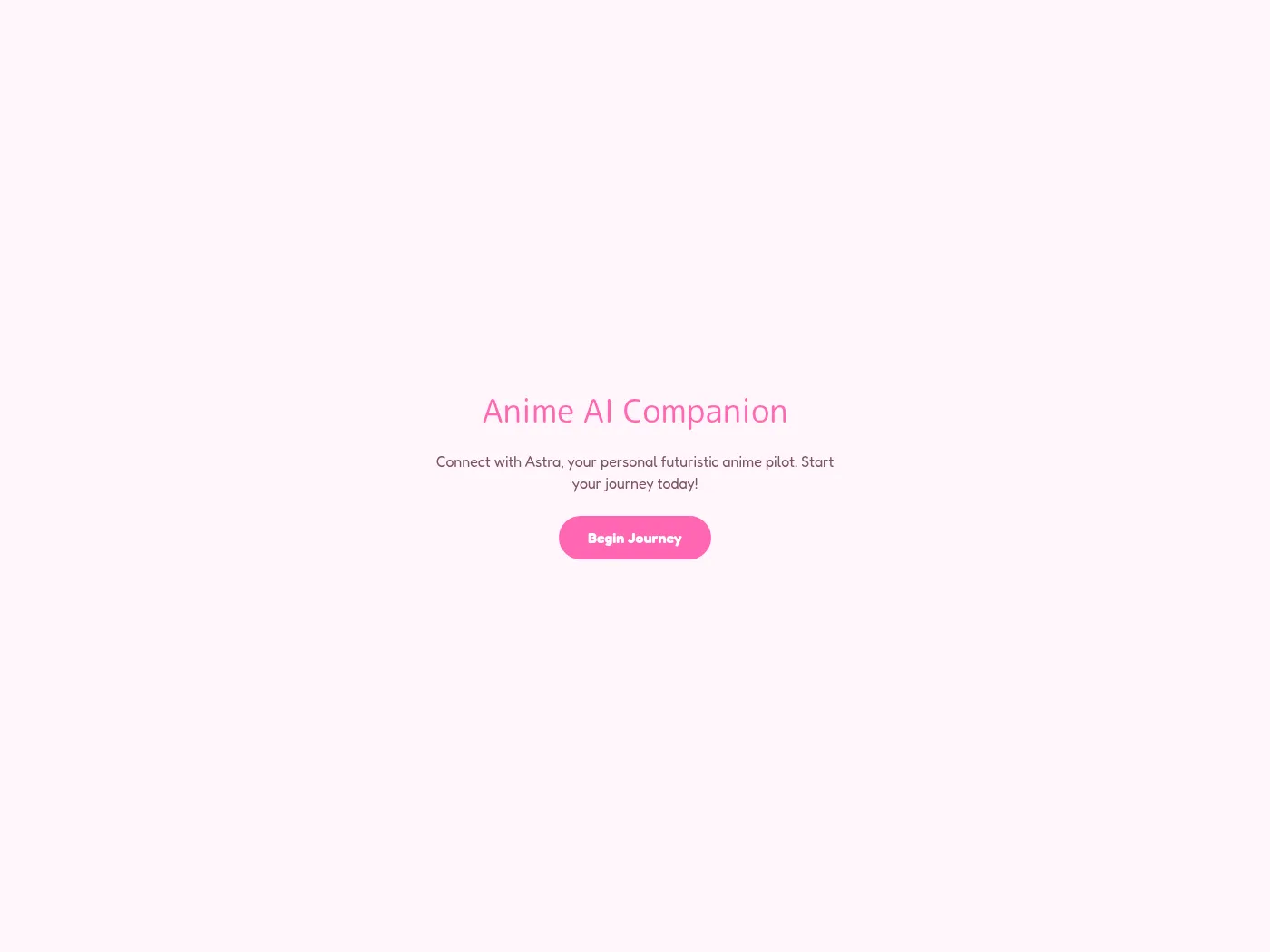 Anime AI Companion