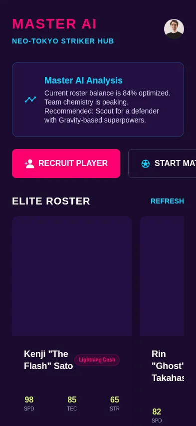 Anime AI Soccer Master