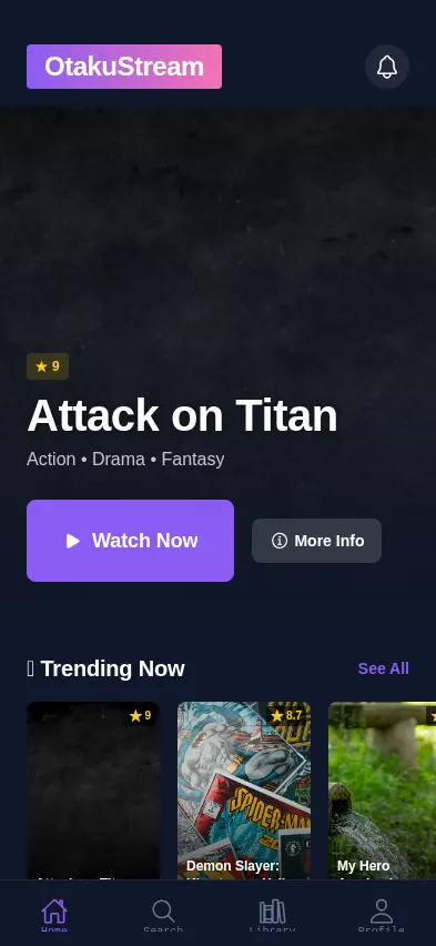 OtakuStream Anime App