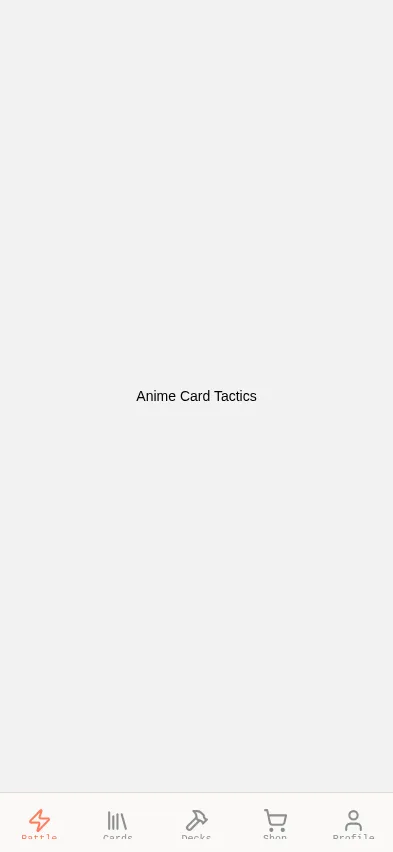 Anime Card Tactics