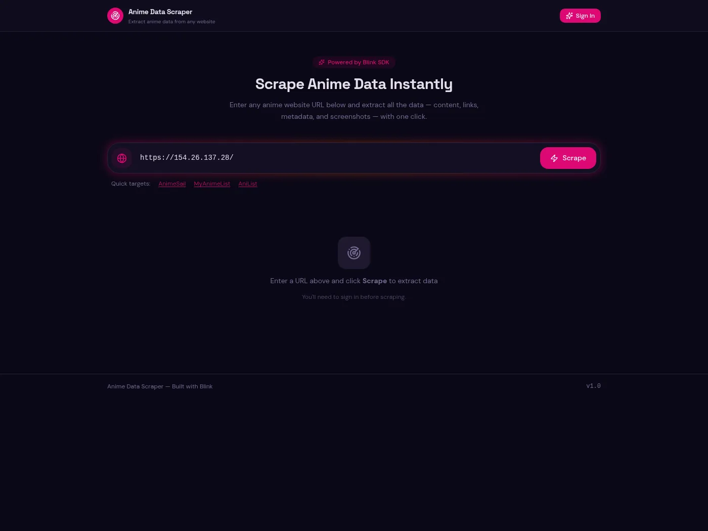 Anime Data Scraper